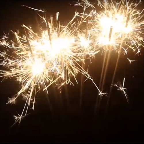 20″ GOLD SPARKLERS - Samurai Fireworks
